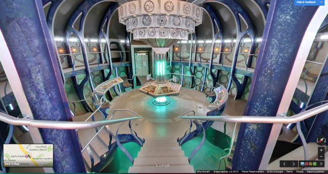 Doctor Who's TARDIS makes appearance on Google Maps, 360-degree tour ...